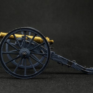 Tin Soldier 54 Mm Model Set of 7 Soldiers Plus a Cannon British Royal ...