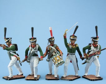 Collectible Tin Toy Soldier 54 Mm Painted Model Scale 1:32 Historical ...