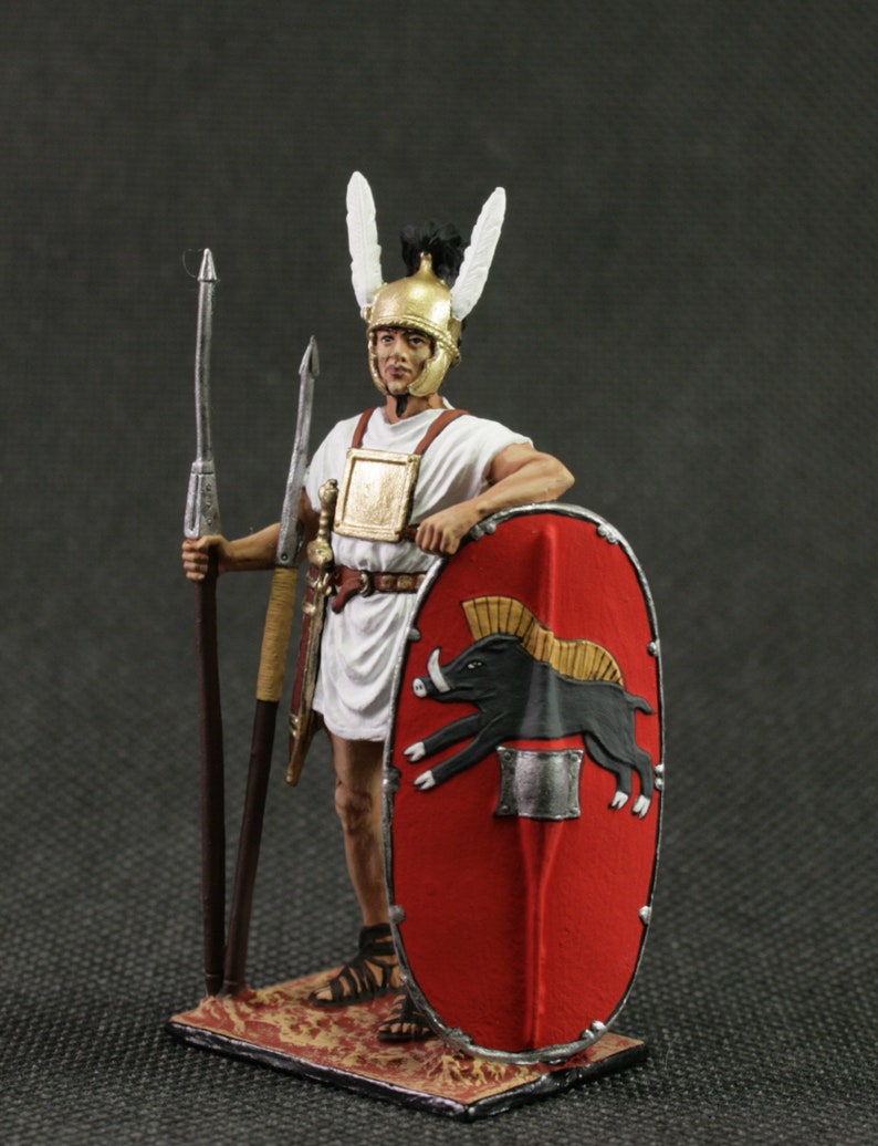 Collectible Tin Toy Soldier 54 Mm Painted Historical Miniature Ancient ...