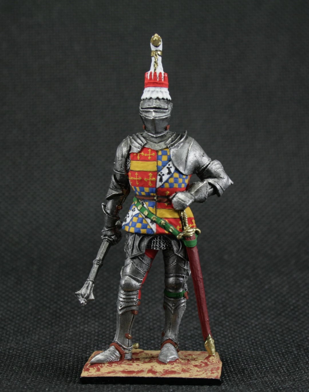 Collectible Tin Toy Soldier 54 Mm Painted Historical Miniature Medieval ...