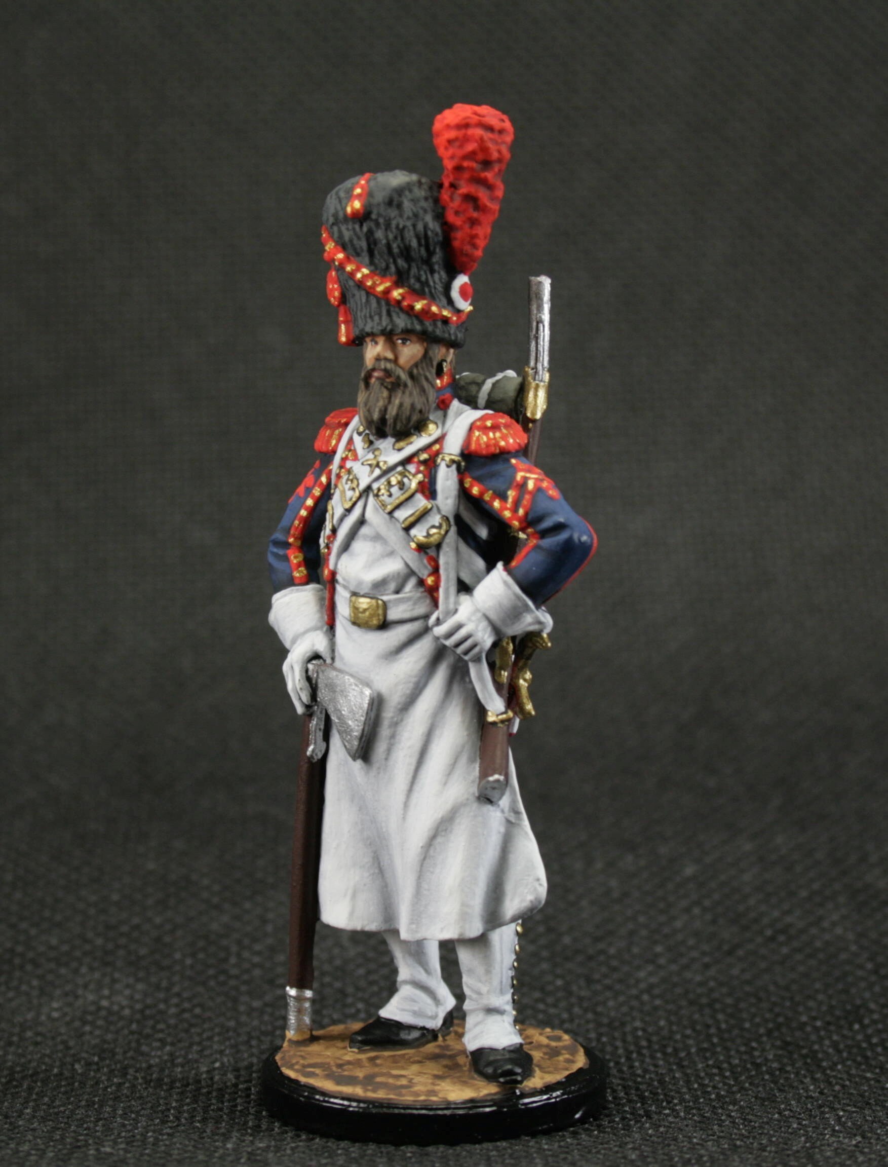Painted Tin Soldier 54 Mm Historical Miniature Napoleonic Sapper France ...