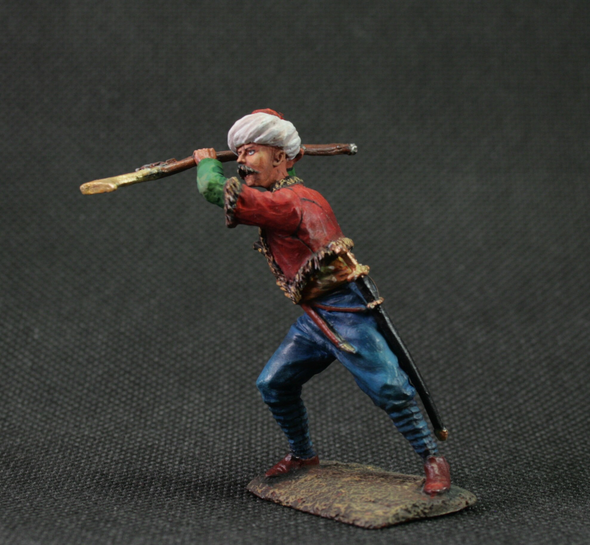 Collectible Tin Toy Soldier 54 Mm Painted Historical Miniature ...