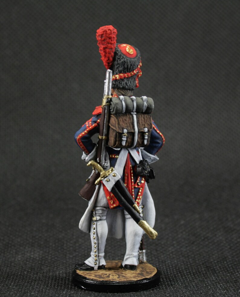 Painted Tin Soldier 54 Mm Historical Miniature Napoleonic Sapper France ...