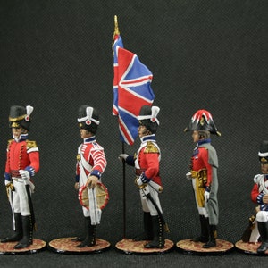 Tin Soldier 54 Mm Model Set of Tin Soldiers Great Britain 1812 ...