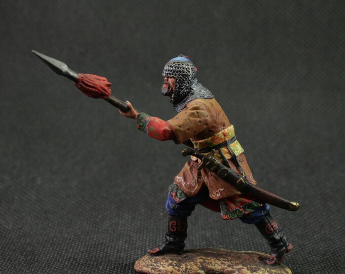 Collectible Tin Toy Soldier 54 Mm Painted Historical Miniature Tatar ...