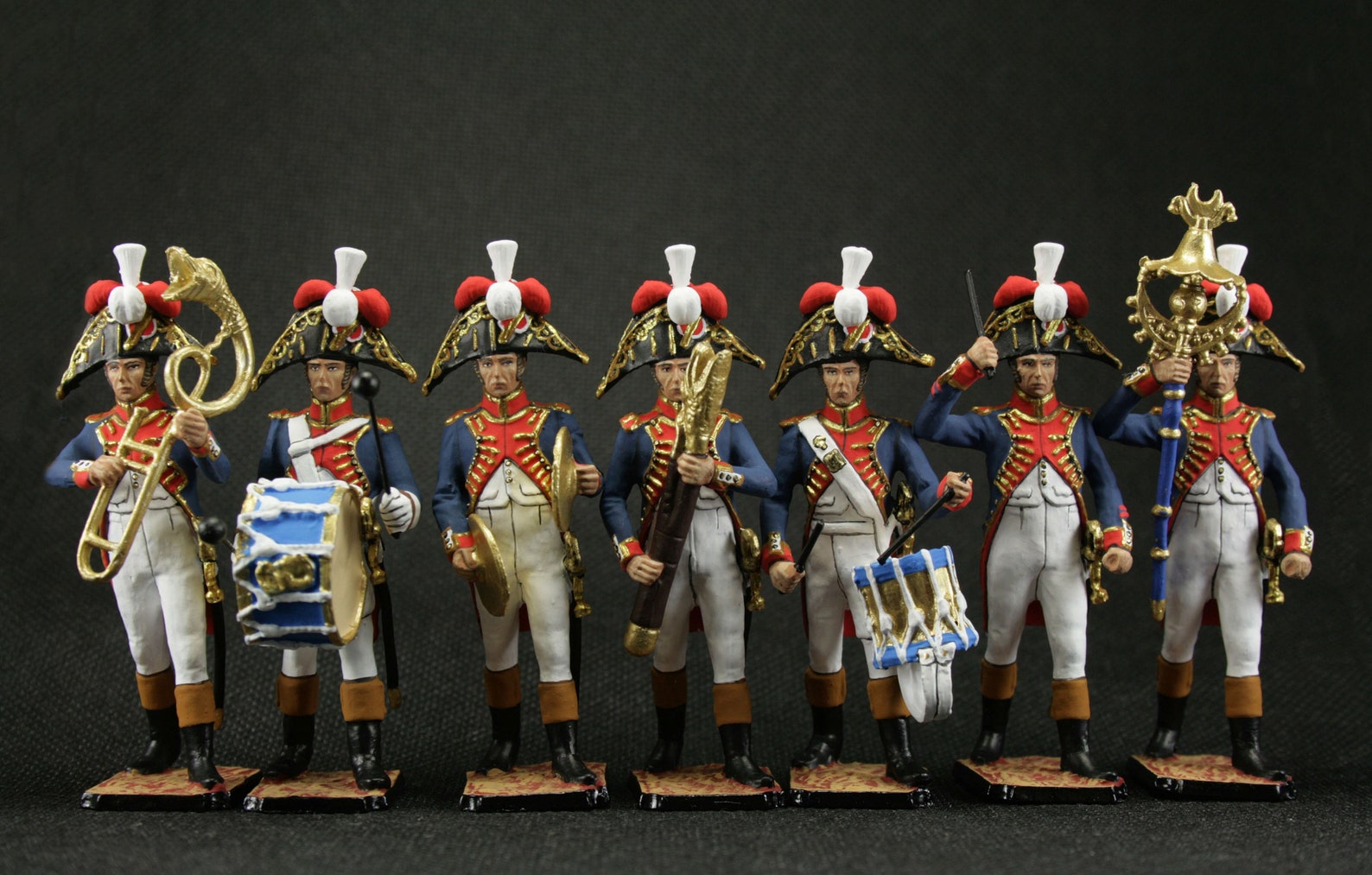 Tin Soldier 54 Mm Model Set of Tin Soldiers First Set Band of the ...