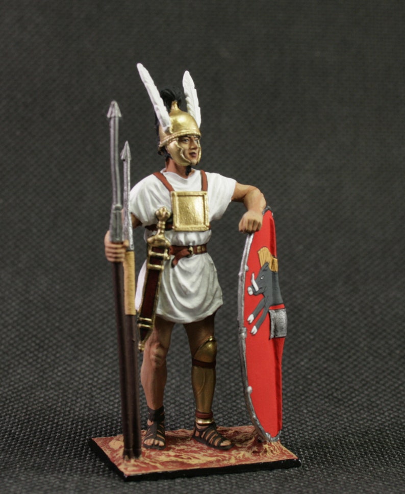 Collectible Tin Toy Soldier 54 Mm Painted Historical Miniature Ancient ...