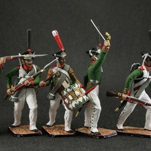 Soldats de plomb 54 mm Ensemble de soldats de plomb Napoléon 1812 ...