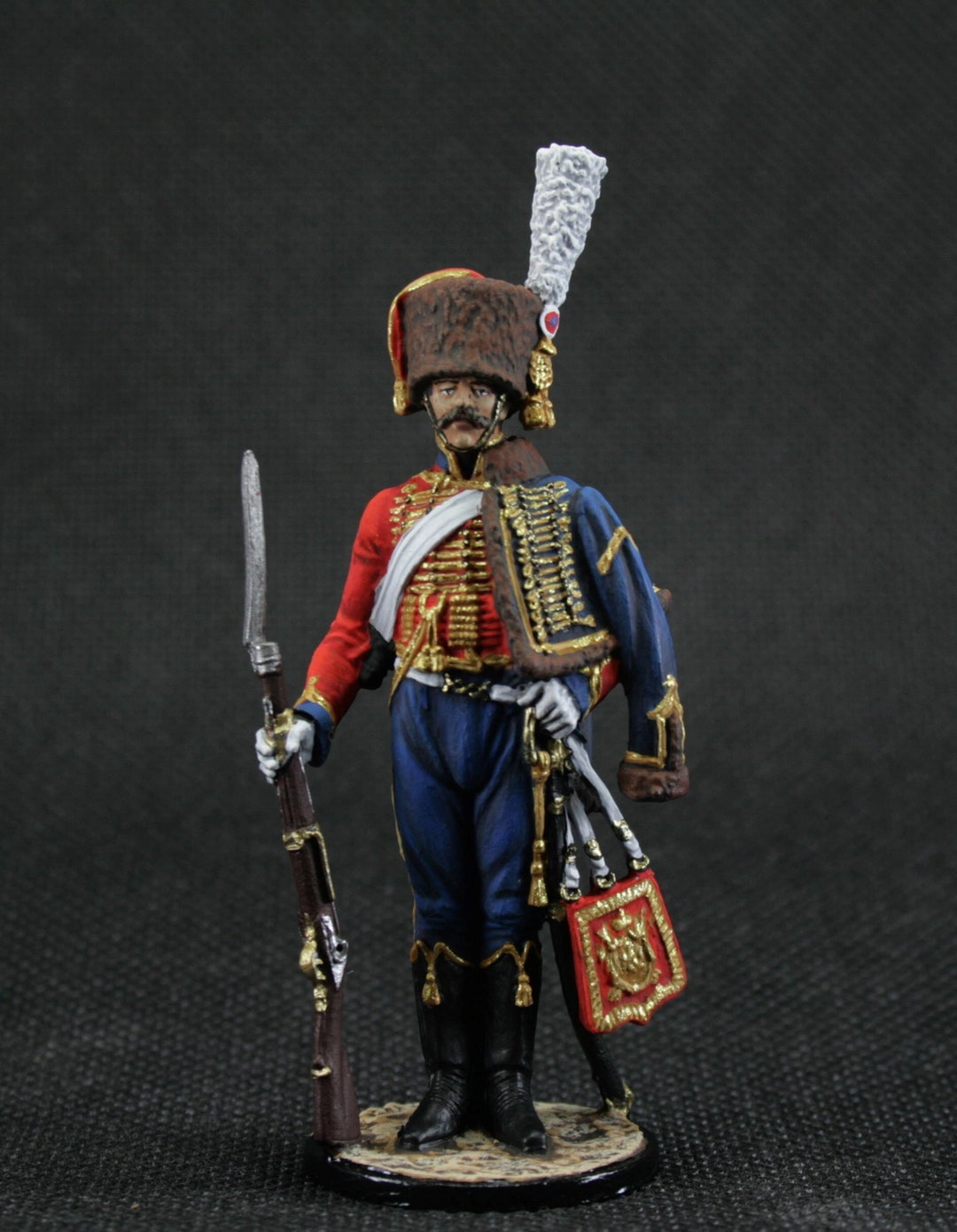 Painted Tin Soldier 54 Mm Scale 1/32 Historical Miniature Napoleonic ...