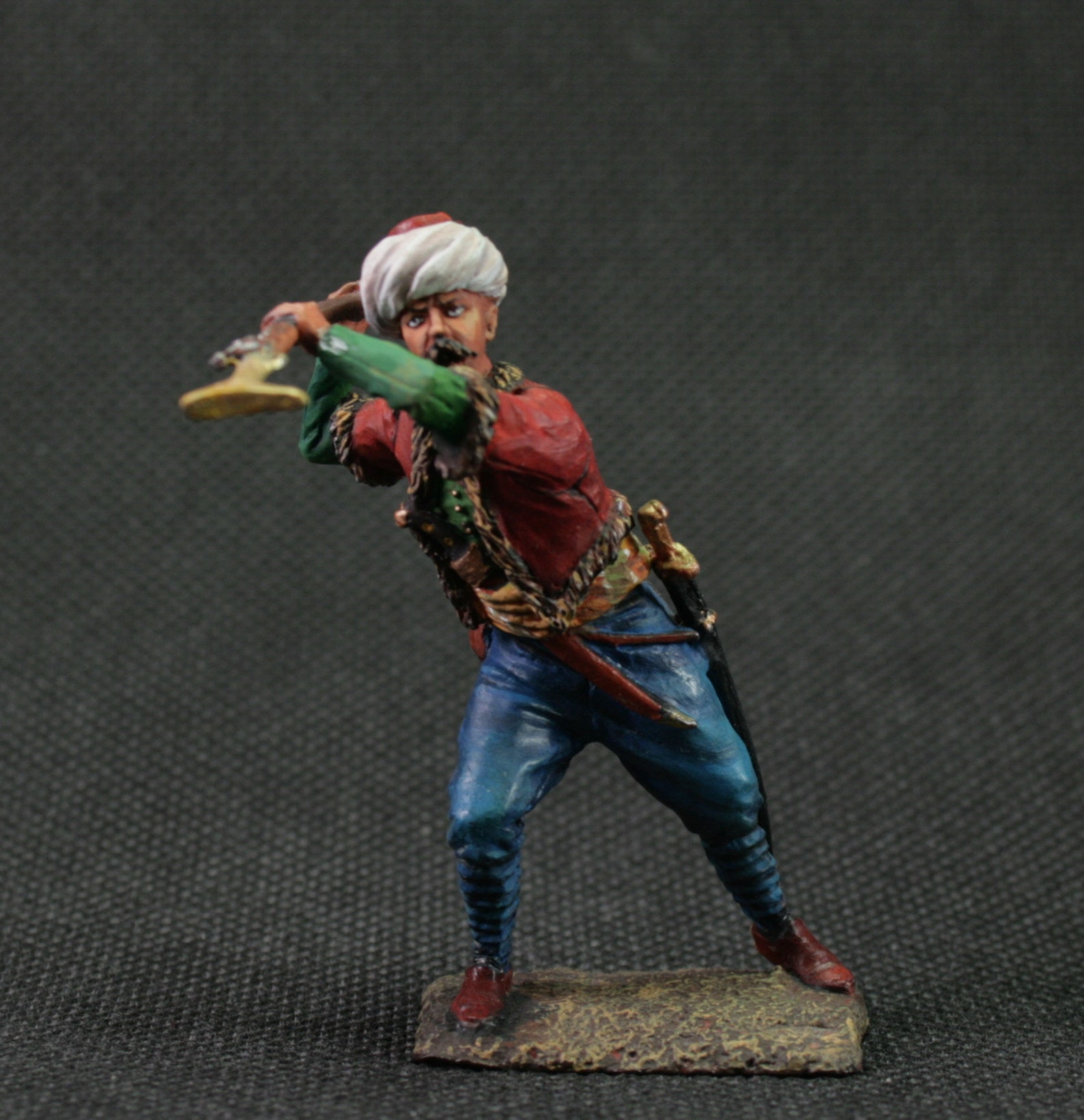Collectible Tin Toy Soldier 54 Mm Painted Historical Miniature ...