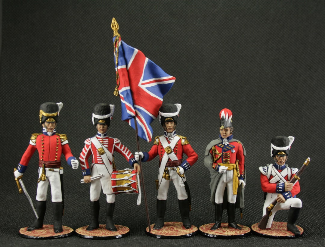 Tin Soldier 54 Mm Model Set of Tin Soldiers Great Britain 1812 ...