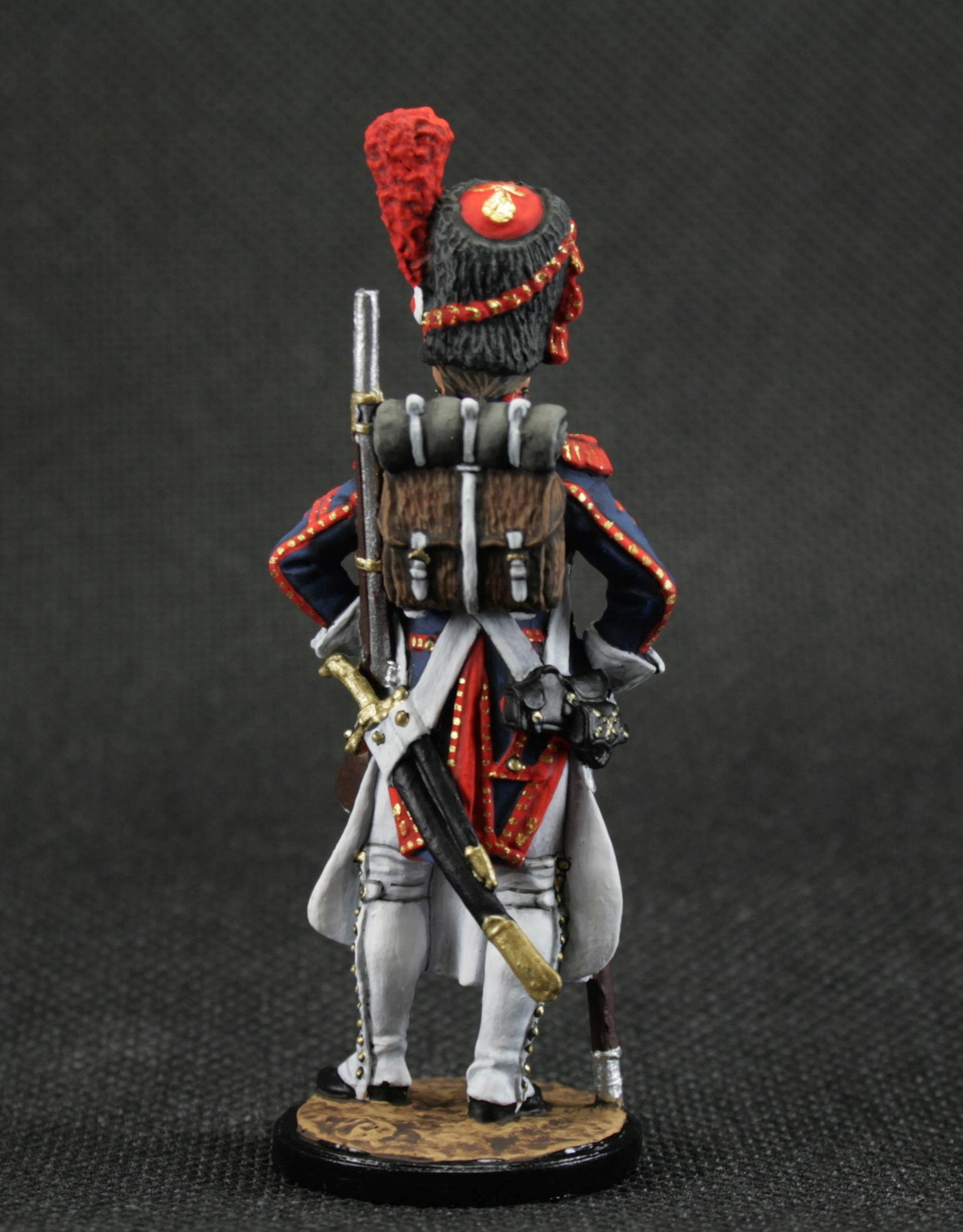 Painted Tin Soldier 54 Mm Historical Miniature Napoleonic Sapper France ...