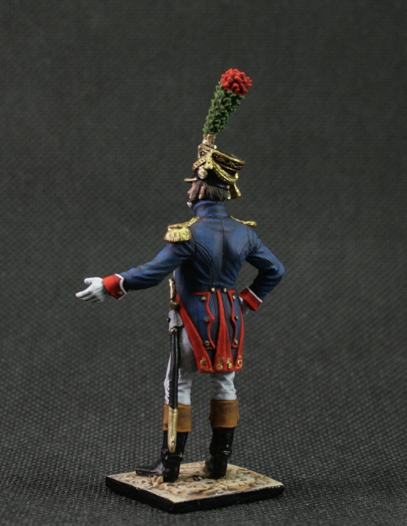 Painted Tin Soldier 54 Mm Scale 1/32 Historical Miniature Napoleonic ...
