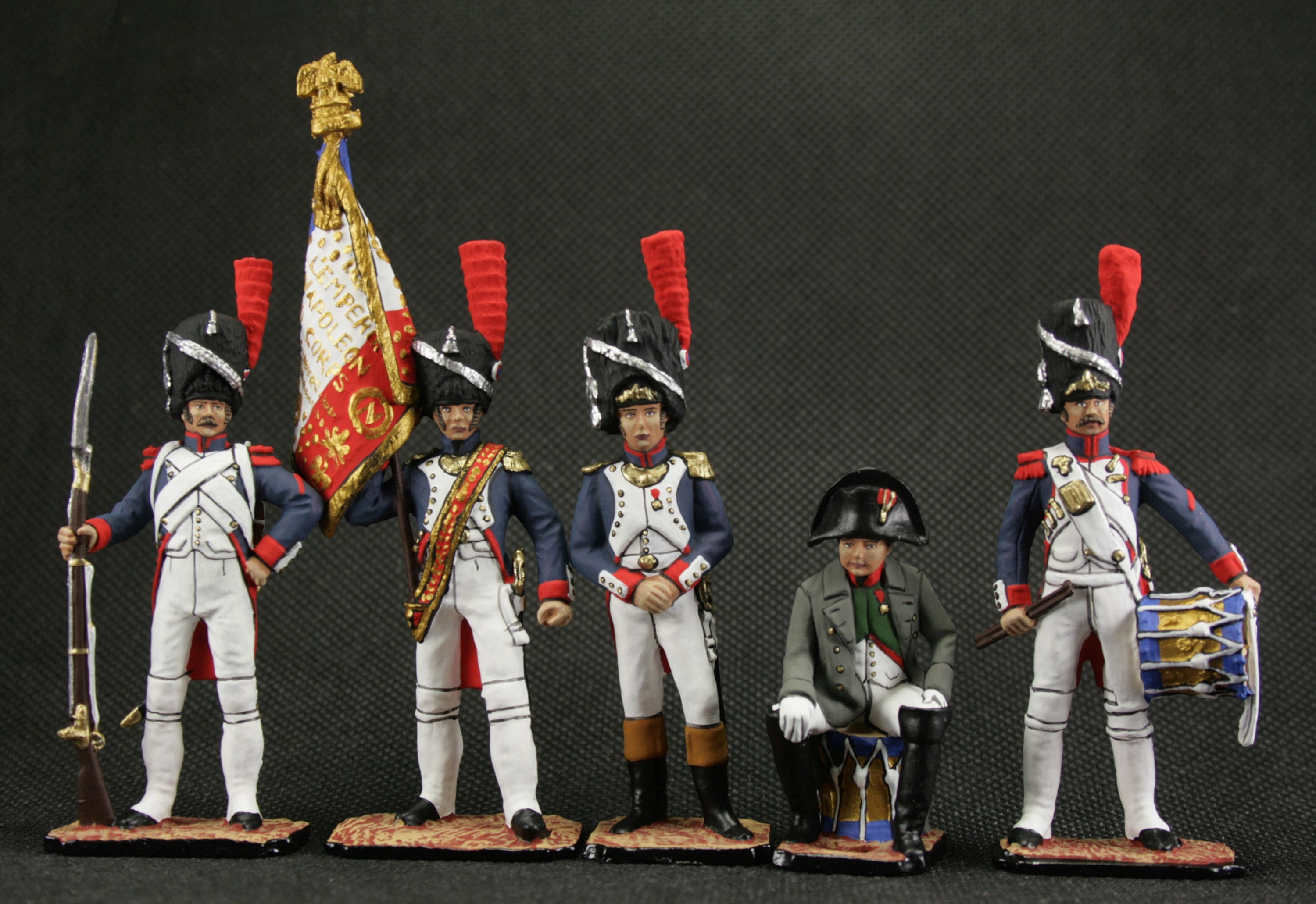 Soldat de plomb 54 mm Ensemble de soldats de plomb Napoléon 1812 ...