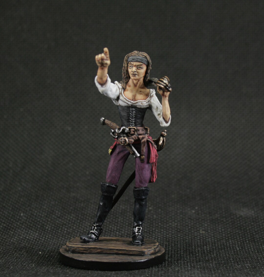 Collectible Tin Toy Soldier 54 Mm Painted Historical Miniature Female ...