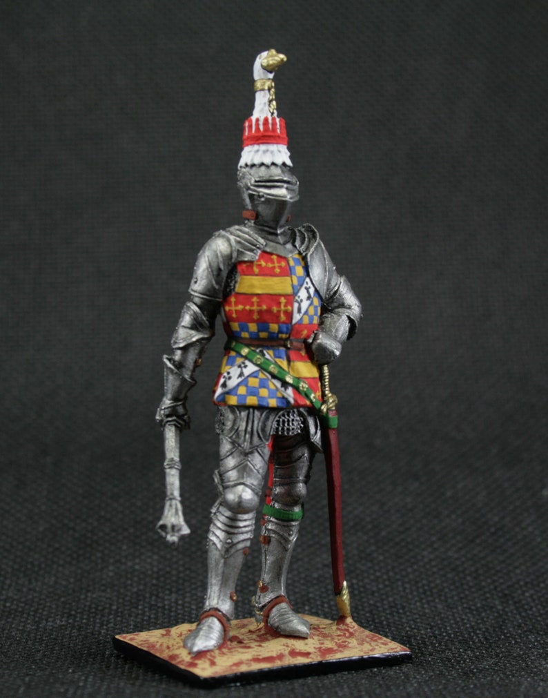 Collectible Tin Toy Soldier 54 Mm Painted Historical Miniature Medieval ...