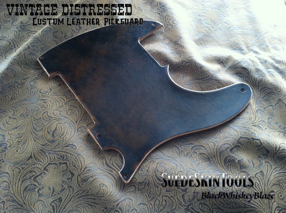 Custom Tooled Leather Pickguard Fits Fender Telecaster Esquire - Etsy