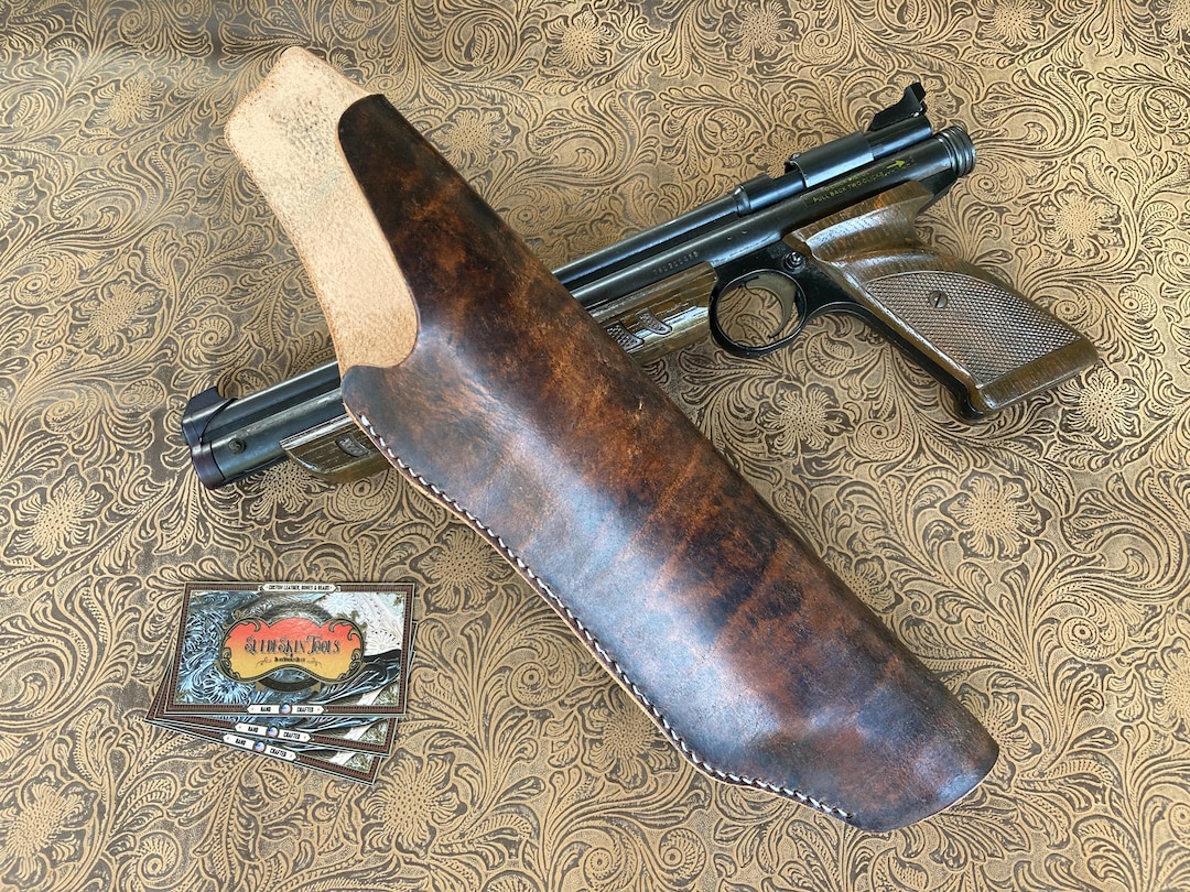 Custom Leather Holster Fits Crosman 1377 1322 1300 Pellet Gun Pistol - Etsy