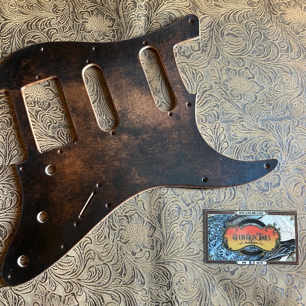 Brown Strat Pickguard - Etsy