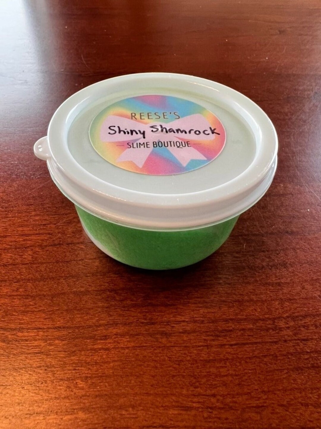 Shiny Shamrock Slime 2.3 Oz. - Etsy