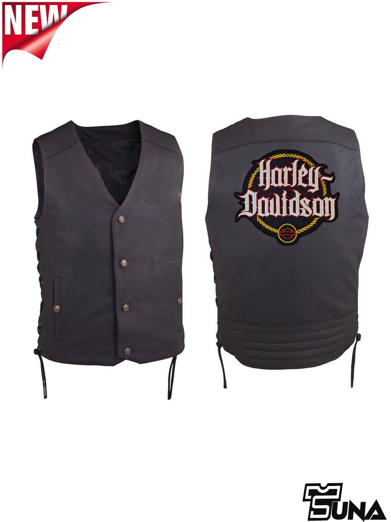 3D PUFF Harley Motorbike Large Back Patch for Custom Biker Vest - Etsy