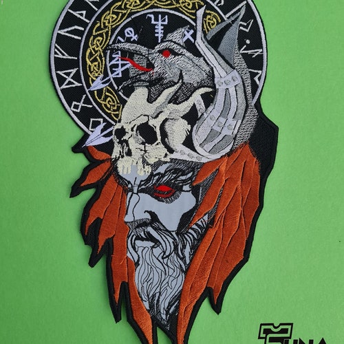 VIKING Large Back Patch for Custom Biker Vest - Etsy