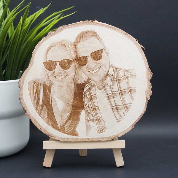 Photo Engraved on Wood - Etsy