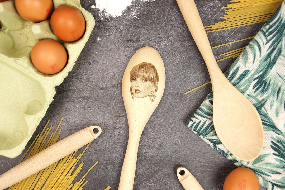 Taylor's Face on a Spoon, Funny Taylor Gift Idea, Engraved Baking Gift ...