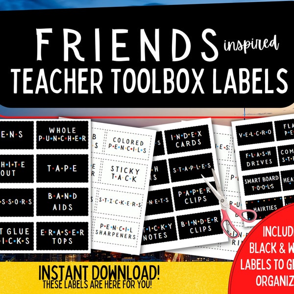 Toolbox Labels - Etsy