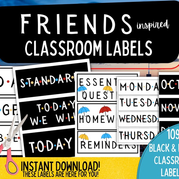 Classroom Labels Svg - Etsy