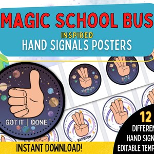 Hand Signals Poster | Hand Signals for Classroom Management | Student ...