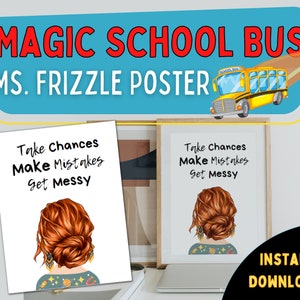 Magic School Bus Poster | Classroom Poster | Ms Frizzle Poster | Ms ...