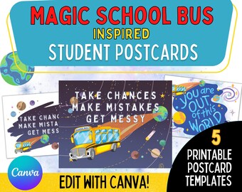 Printable Magic School Bus - Etsy