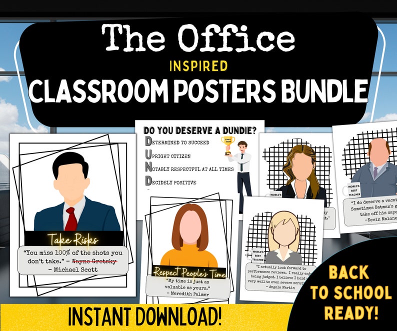 The Office Back to School Classroom Posters | the Office Theme ...