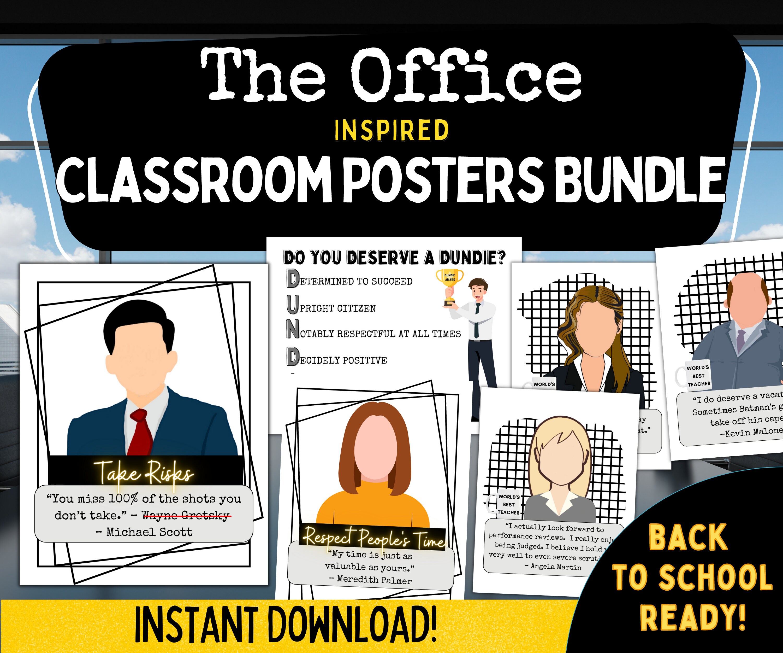 The Office Back to School Classroom Posters | the Office Theme ...