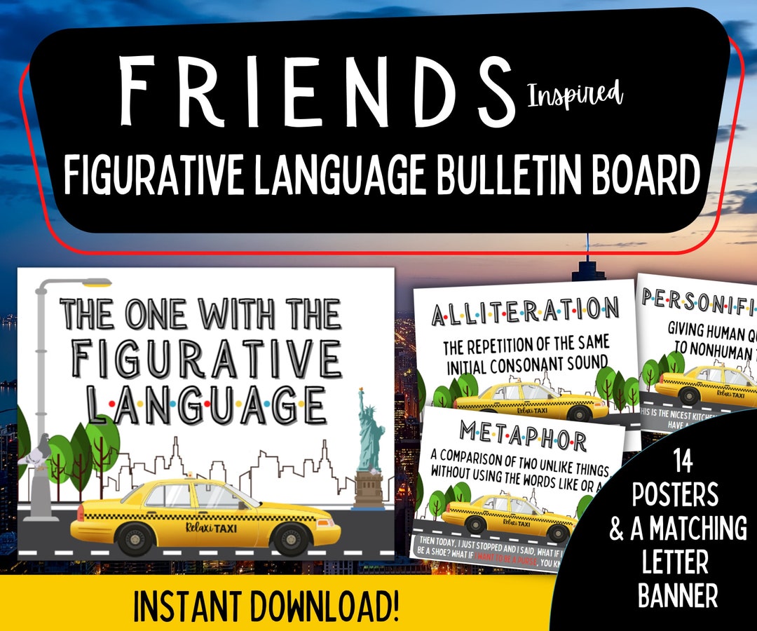 Figurative Language Bulletin Board | English Language Arts Classroom ...