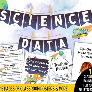 Back to School Magic School Bus Inspired Bundle | Classroom Posters ...