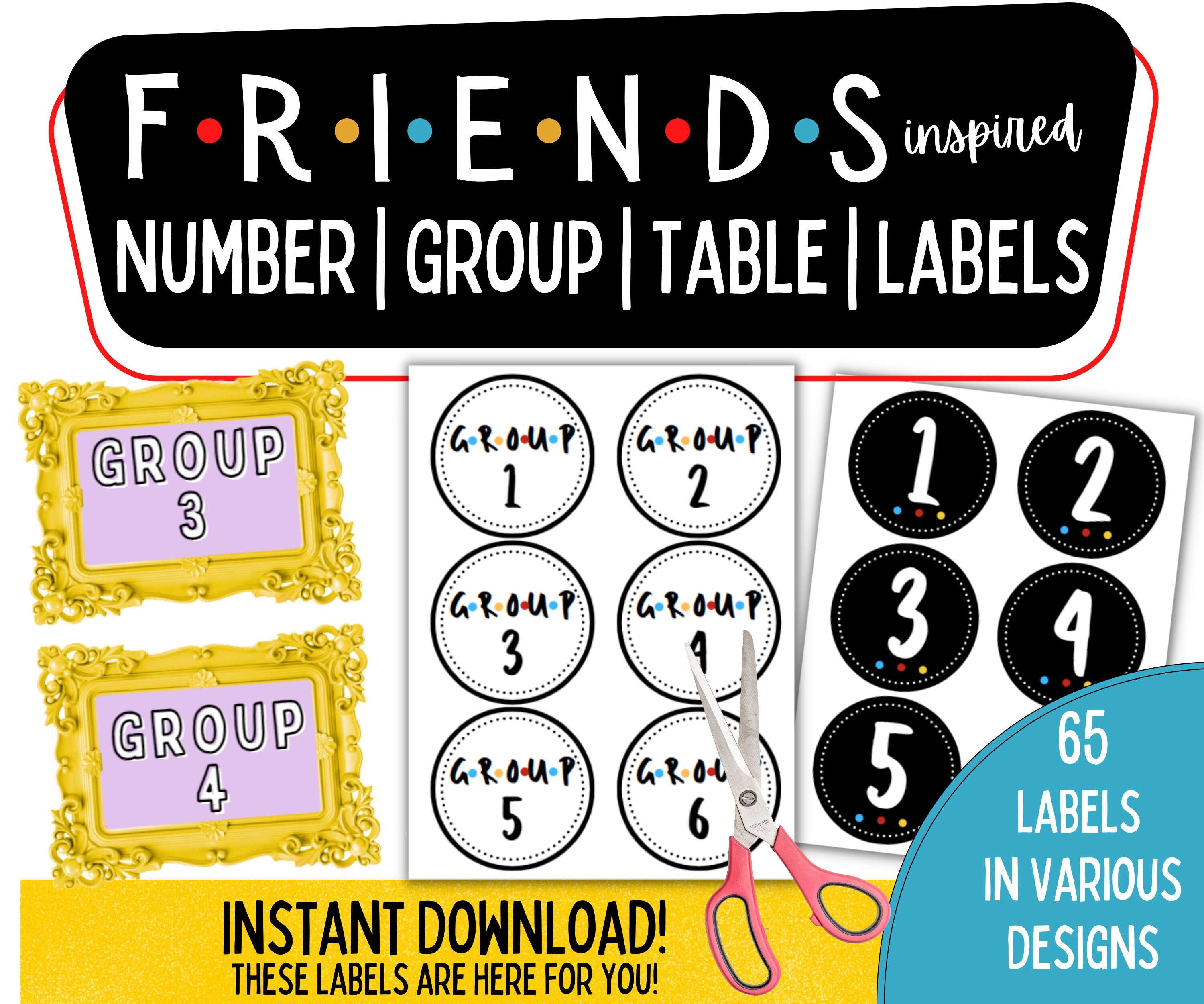 Classroom Number Labels Teacher Labels Organization Labels - Etsy