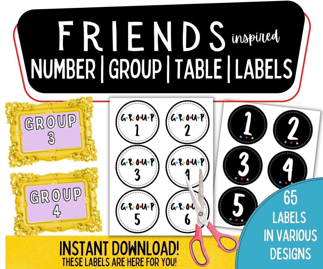Classroom Number Labels | Teacher Labels | Organization Labels | Group ...