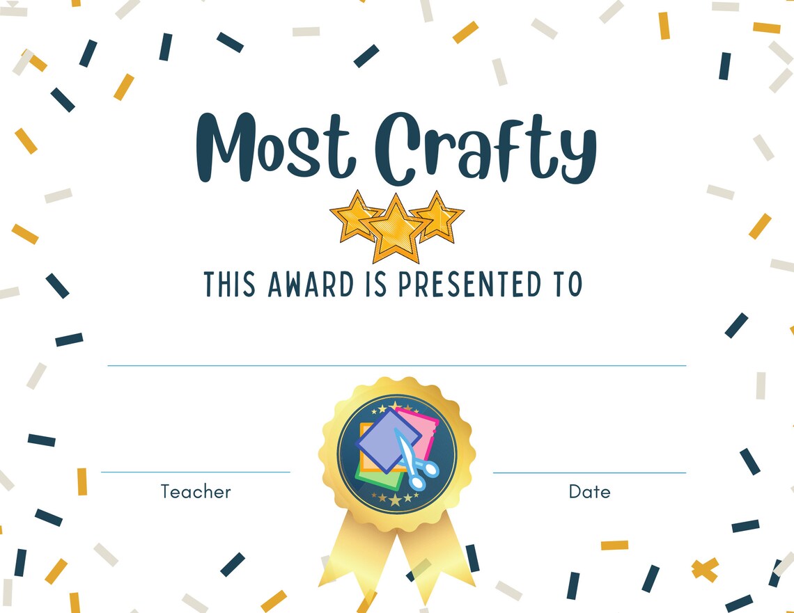 End of School Year Awards +bonus Blank Template PRINTABLE- 100 Unique ...