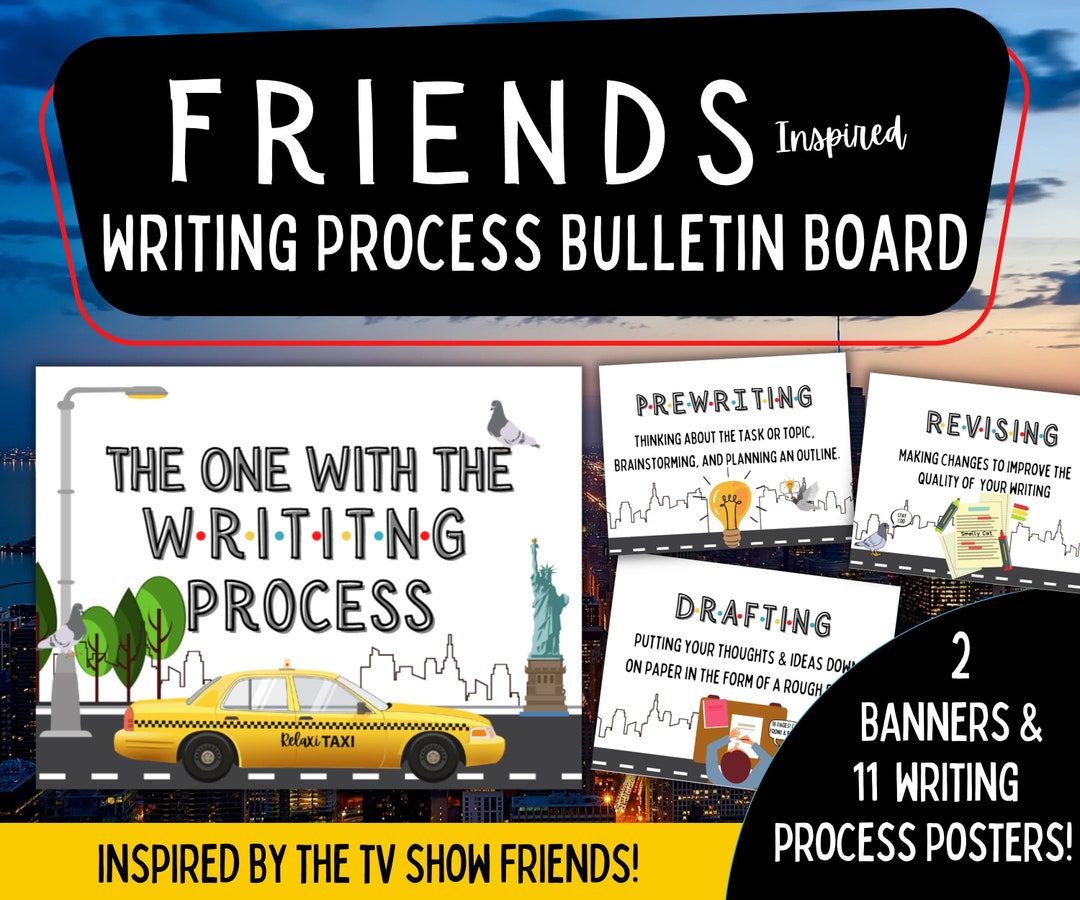 Writing Process Bulletin Board | Writing Process Posters | ELA Posters ...