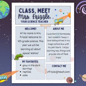 Meet the Teacher EDITABLE PRINTABLE Forms | Back to School Teacher ...