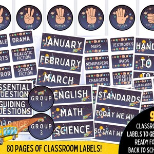 Back to School Magic School Bus Inspired Bundle | Classroom Posters ...