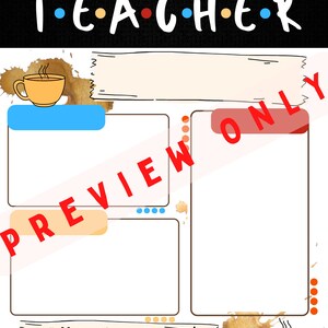 Meet the Teacher EDITABLE PRINTABLE Form | Friends Inspired - Etsy