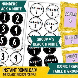 Classroom Number Labels | Teacher Labels | Organization Labels | Group ...