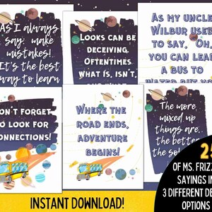 Back to School Magic School Bus Inspired Bundle | Classroom Posters ...