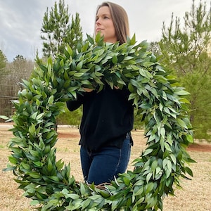 Extra Large Everyday Greenery Wreath, Wedding XL Wreath, Church Door ...