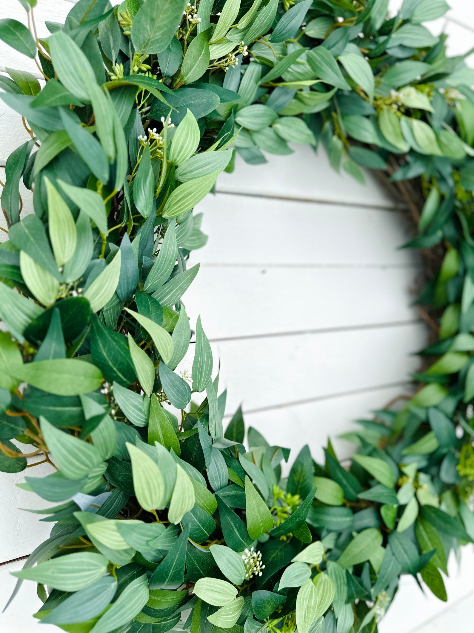 Extra Large Everyday Greenery Wreath, Wedding XL Wreath, Church Door ...