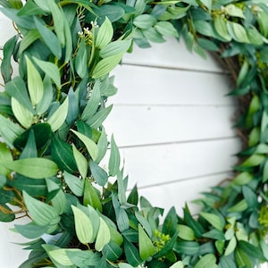 Extra Large Everyday Greenery Wreath, Wedding XL Wreath, Church Door ...