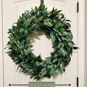 Extra Large Everyday Greenery Wreath, Wedding XL Wreath, Church Door ...